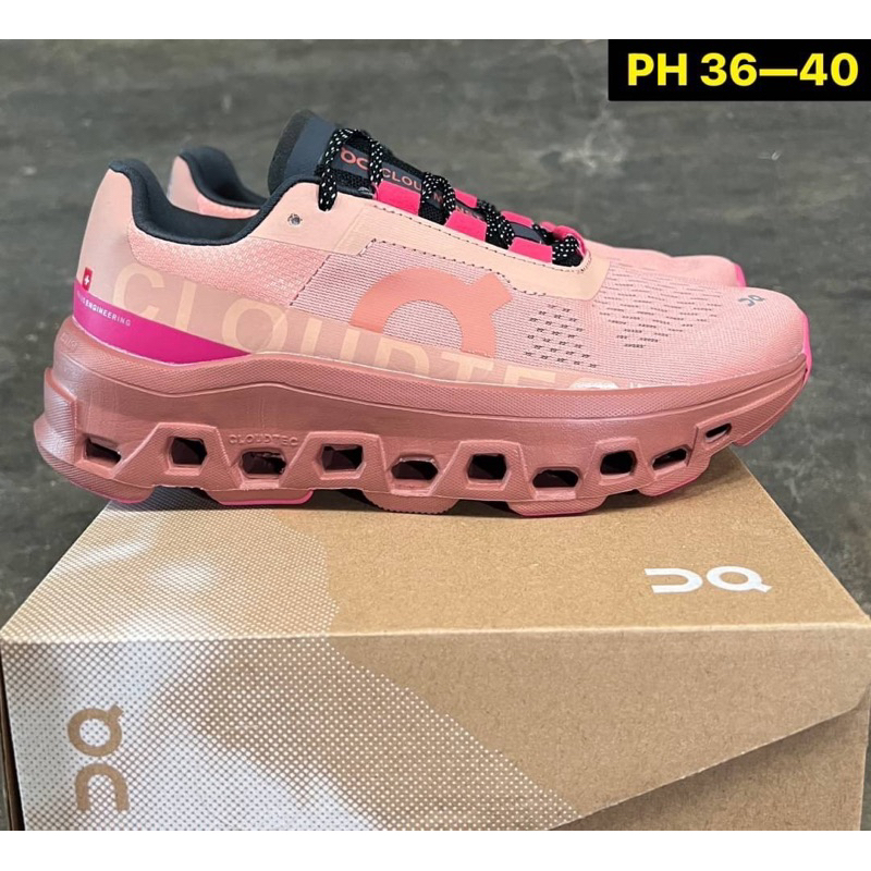 On CloudMonster W (size36-40) Pink White มีหลายสี | Shopee Thailand