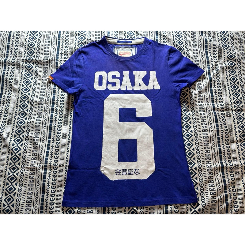 superdry osaka 6 blue | Shopee Thailand