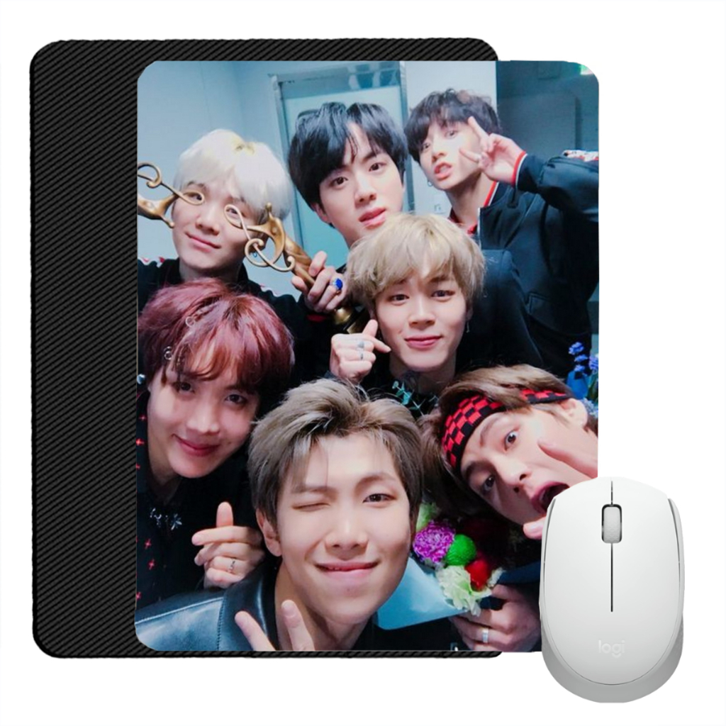 Mouse Pad แผ่นรองเมาส์ Rm อาร์เอ็ม Jin จิน Suga ชูก้า จีมิน Park Ji Min 6373