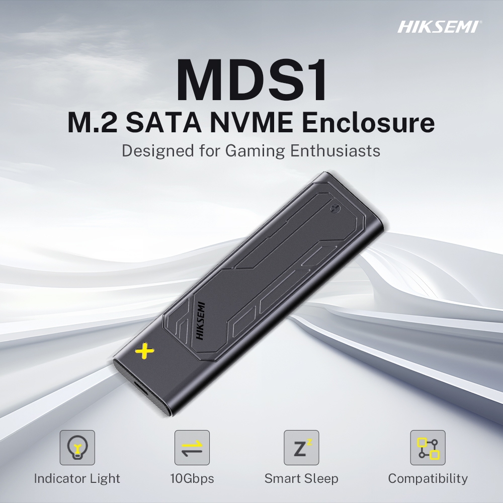 ⚡️กล่องใส่เอ็มดอททู⚡️HIKSEMI รุ่น (MDS1, MDC1) M.2 SATA NVME Enclosure USB 3.2 Gen2 Type-C (HS ...