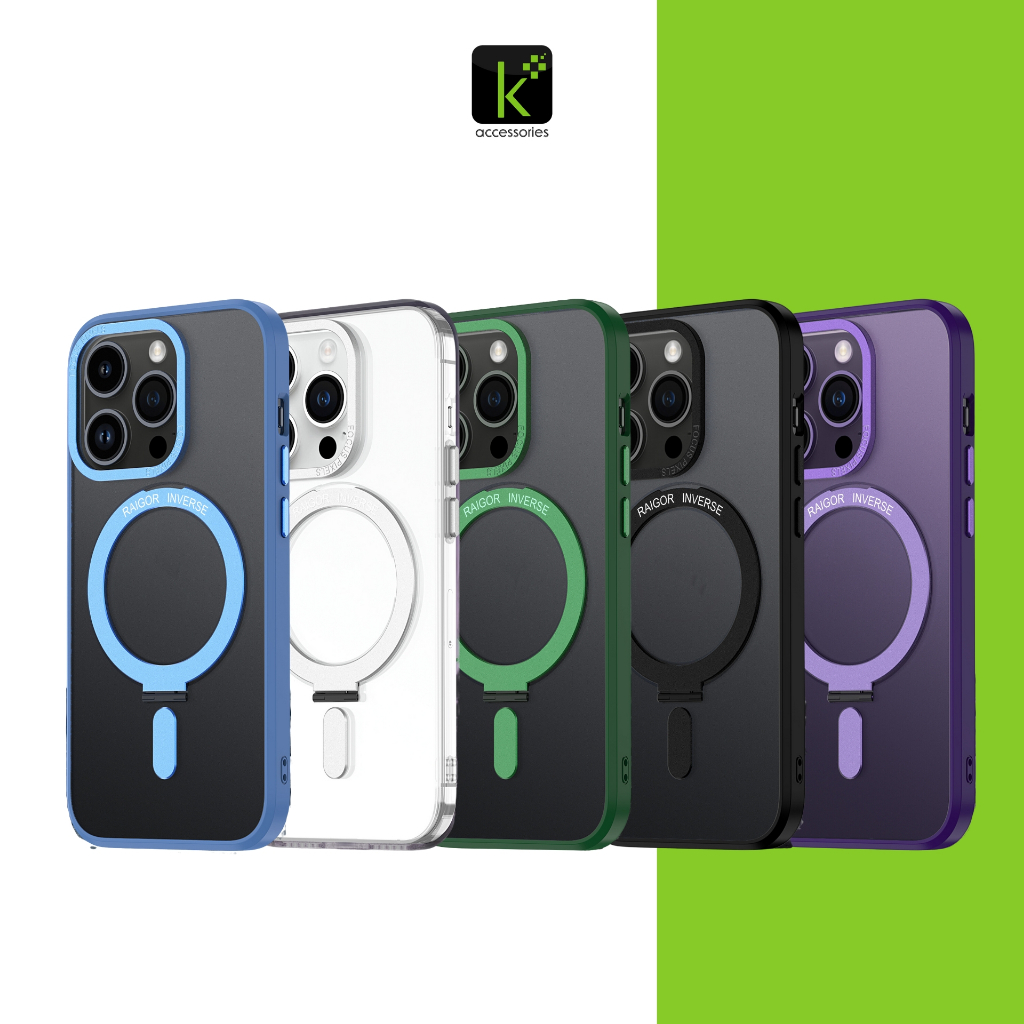 RAIGOR INVERSE มีขาตั้ง iPhone 15/ 15Plus / 15 Pro / 15 Pro Max เคสกัน ...