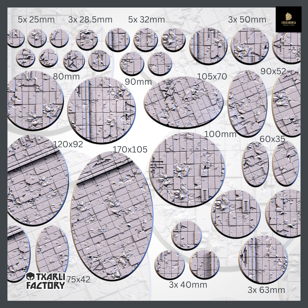 Ruined Palace miniature bases ฐานโมเดลธีมวังถูกทำลาย Wargame base ...