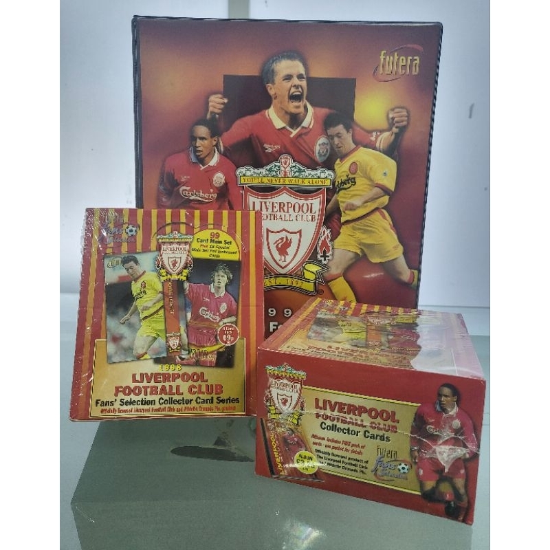Futera:ฟูเทอร่า-การ์ด Liverpool FC 1998 (ชุด 2 กล่องพร้อมแฟ้ม) | Shopee ...