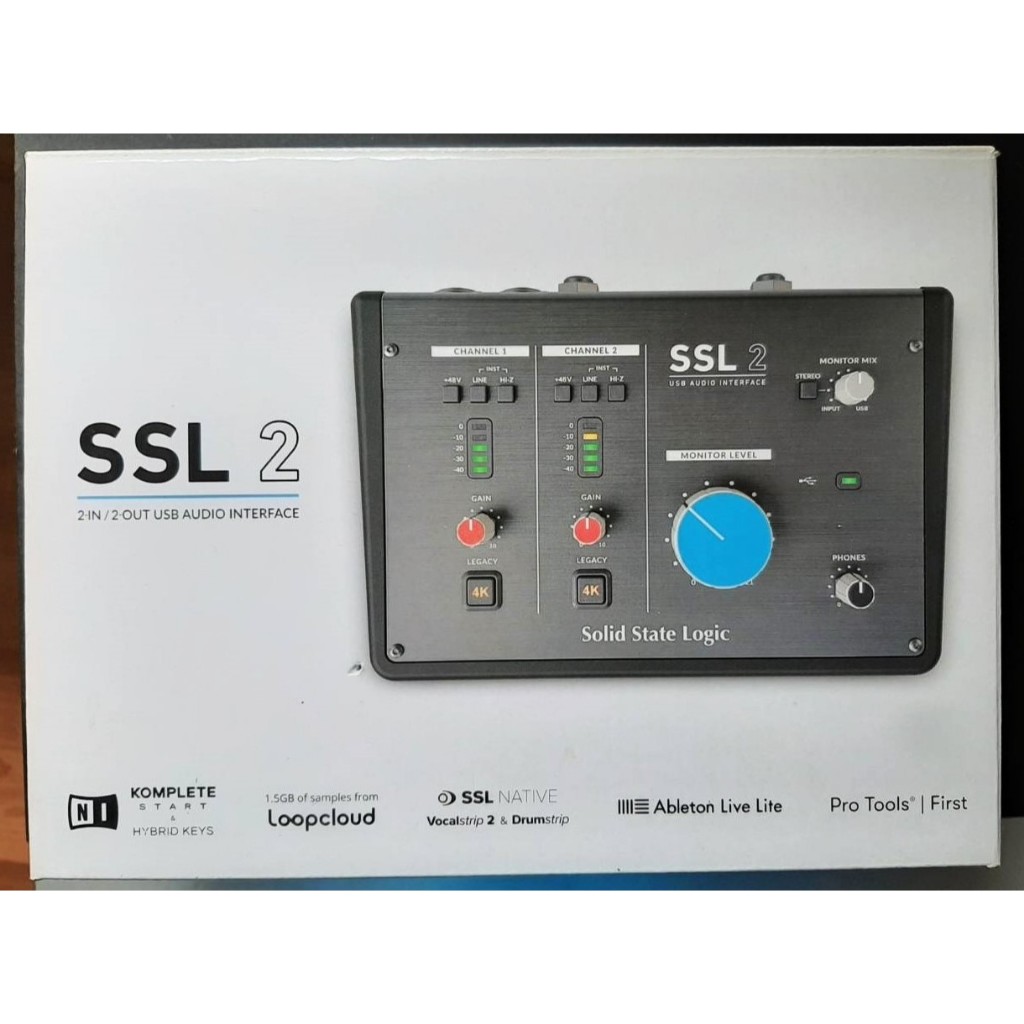 ออดิโออินเตอร์เฟส SSL2 ของ Solid State Logic | Shopee Thailand