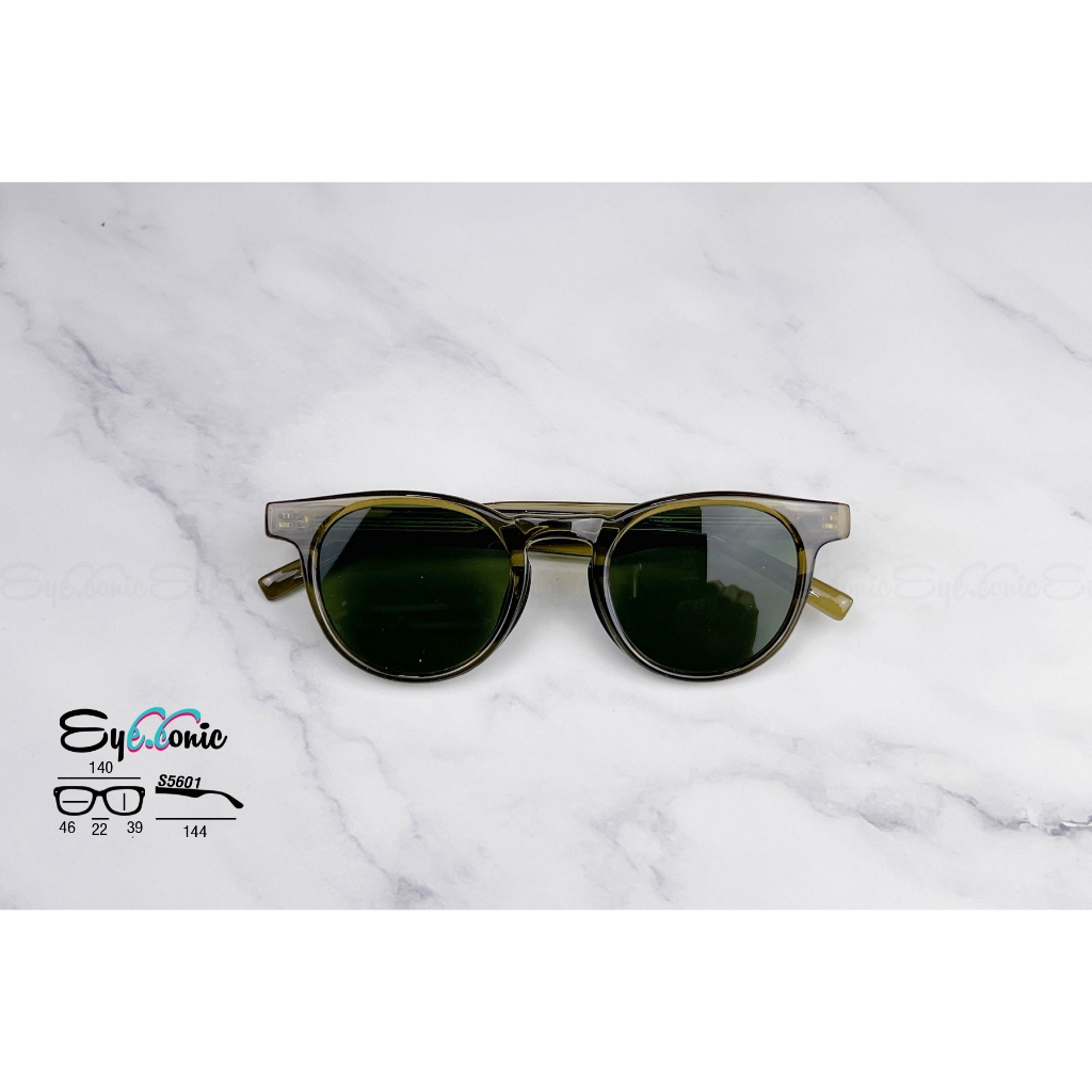 แว่นกันแดดวินเทจ รุ่น E S5601 กรอบพลาสติก นำไปตัดเลนส์สายตาได้ | Shopee ...