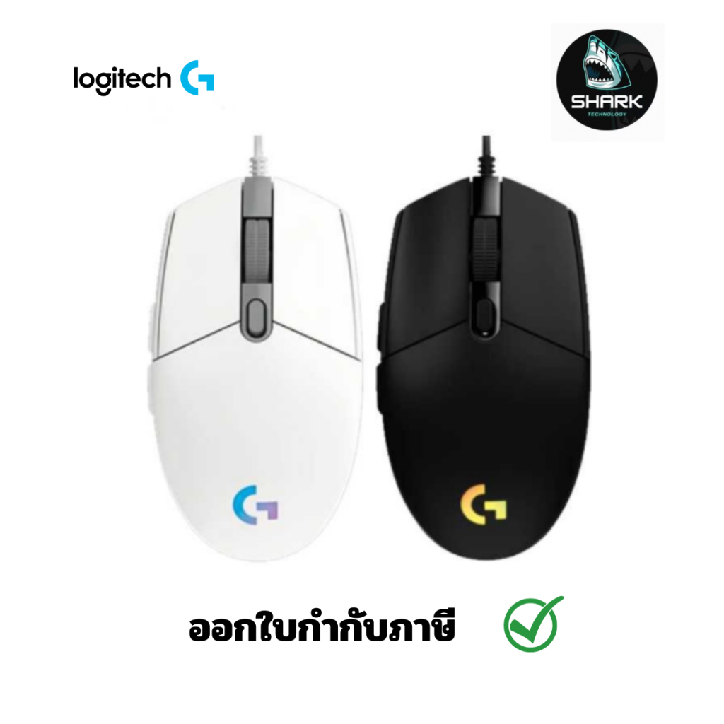 เมาส์เกมมิ่ง LOGITECH G102 LIGHTSYNC GAMING MOUSE RGB 6 BUTTONS 8000 DPI WIRED MOUSE กรุณาเช็ค ...