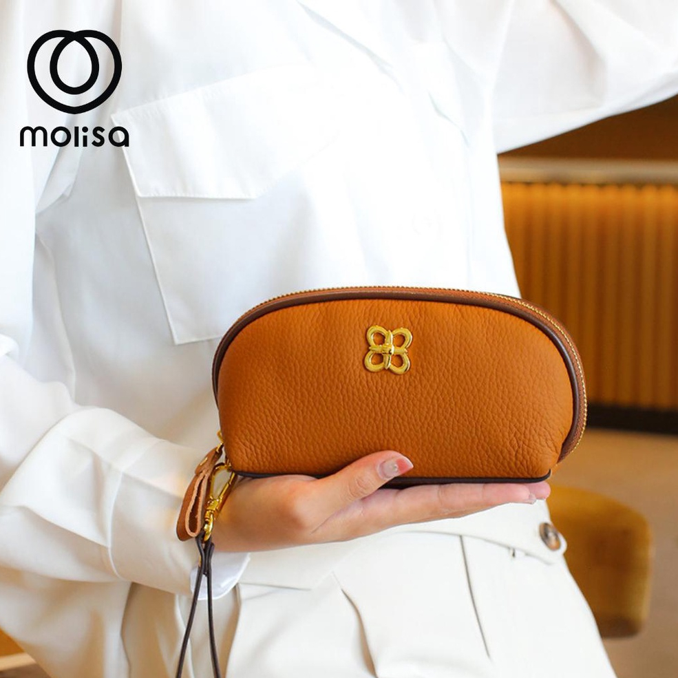 MOLISA 12.12 Flash Sale กระเป๋าครัช หนังวัว รุ่นใหม่ ดีไซส์หรู #6261 ...