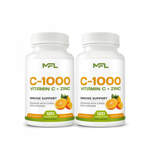 MFL™ MFL C-1000 X2 กระปุก วิตามินซี+ซิงค์ | Shopee Thailand