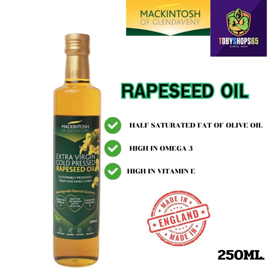 Rapeseed Oil น้ำมันเรพซีด 100% สกัดเย็น น้ำมันcanola Mackintosh of ...