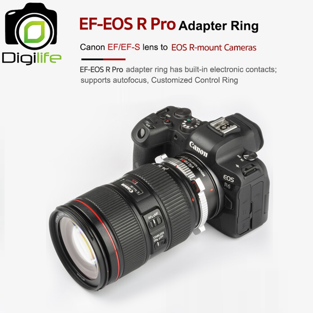 Viltrox Adapter EF-EOS R Pro Auto Focus แปลงเลนส์ Canon EF,EF-S ใส่กล้อง EOS R Mount - ประกัน ...