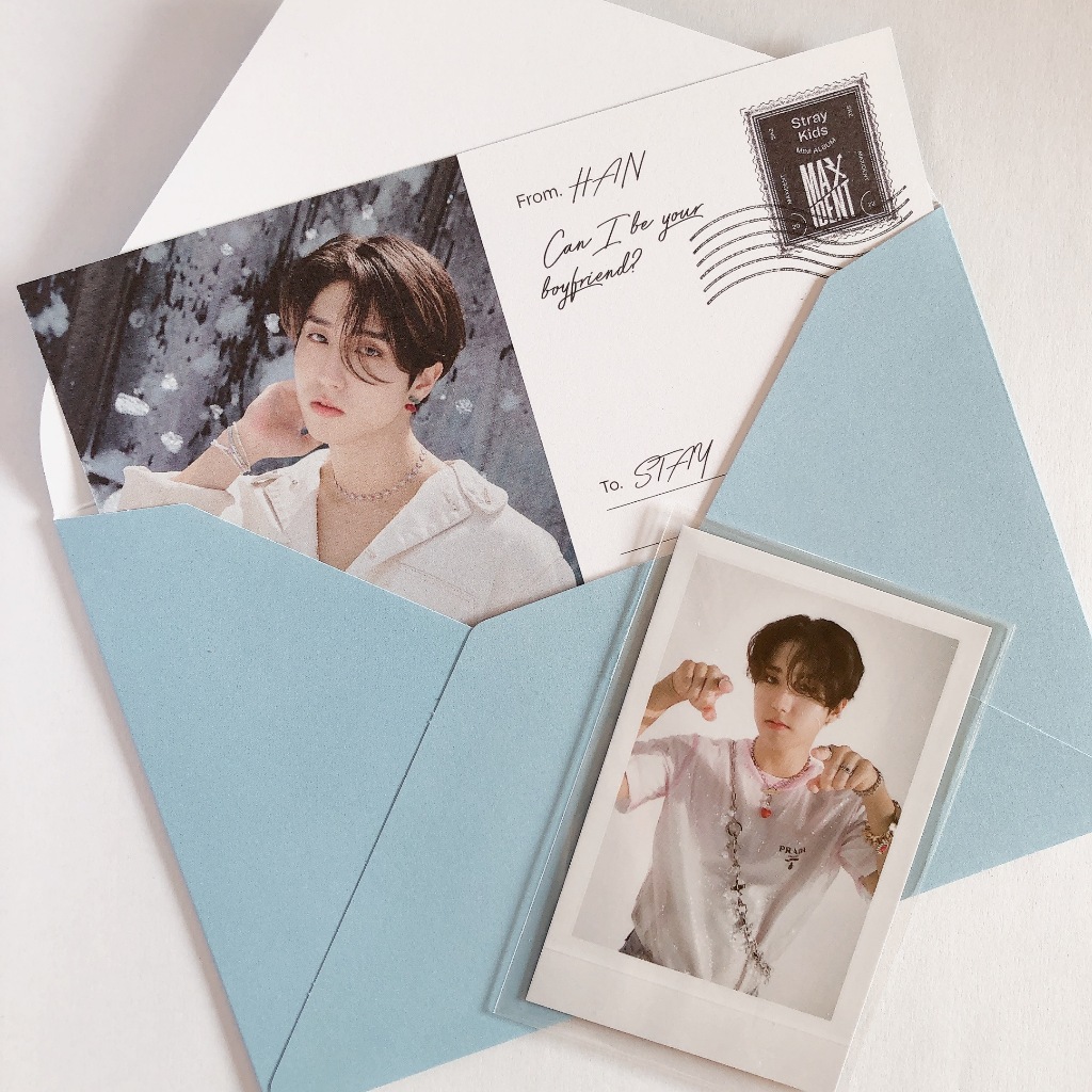 Stray Kids Han. Maxident Case143 ชุดการ์ดโพสต์และการ์ดรูปภาพอย่างเป็น ...