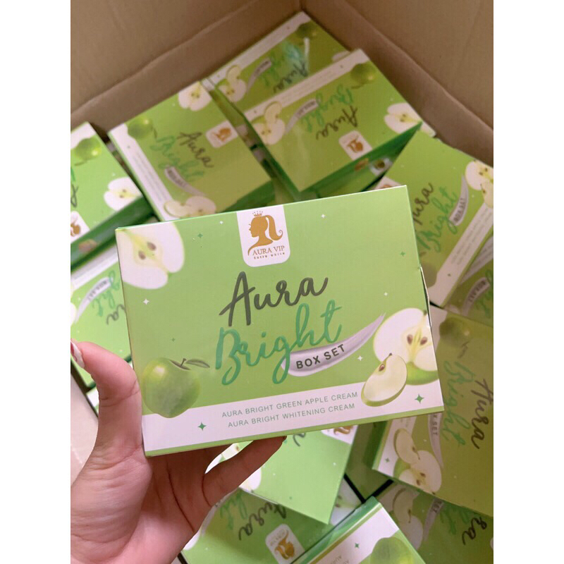 ออร่าไบร์ท Aura Bright 1เซท 2 กระปุก #AuraVIp | Shopee Thailand