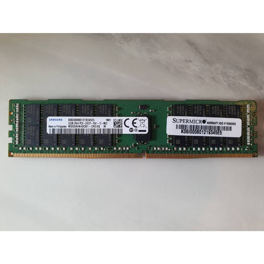 แรม SAMSUNG 16GB 32GB DDR4 ECC RDIMM REGISTERED REG SERVER RAM MEMORY ...
