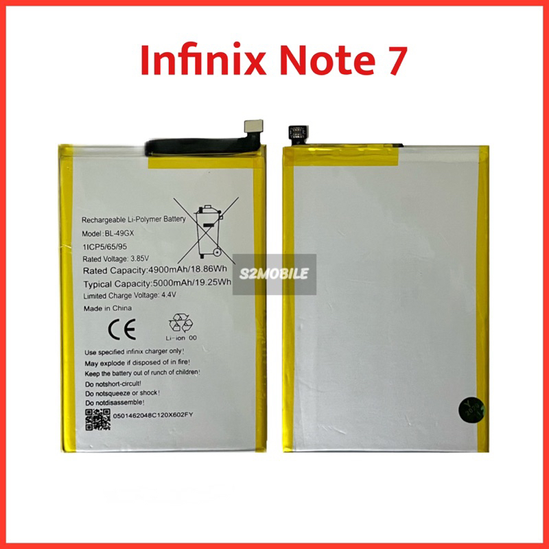 แบตเตอรี่ Infinix Note7 (Model:BL-49GX) |สินค้าคุณภาพดี | Shopee Thailand