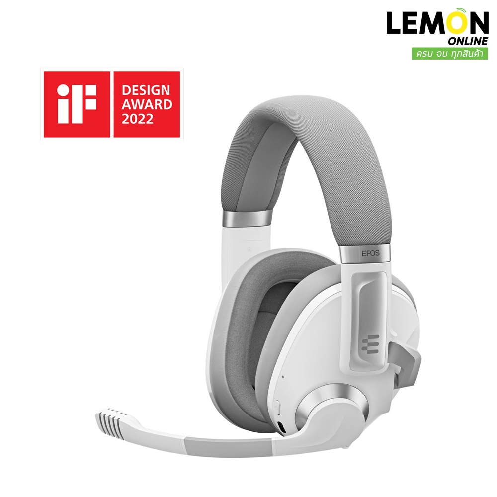 EPOS H3 PRO HYBRID CLOSED WIRELESS WHITE GAMING HEADSET | Shopee Thailand