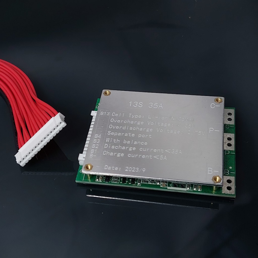 BMS 3.7v Passive Balancer ในตัว แผงป้องกันแบตเตอรี่ รถไฟฟ้า ( 48v 40A ...