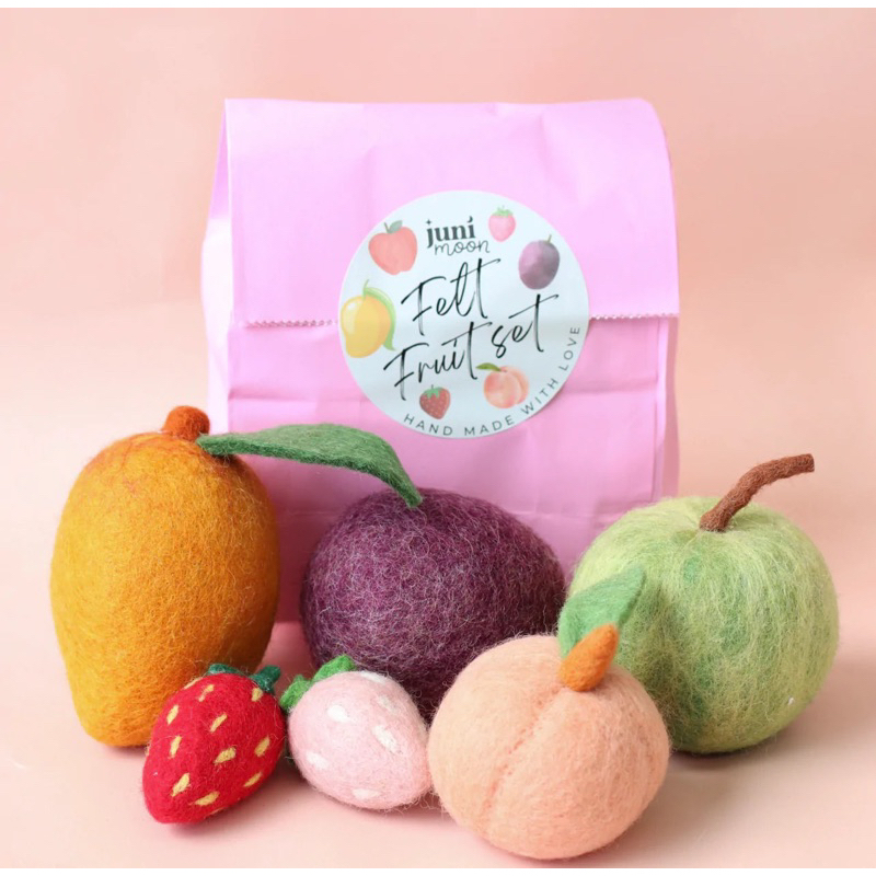 Juni Moon | Felt Fruit set | Shopee Thailand