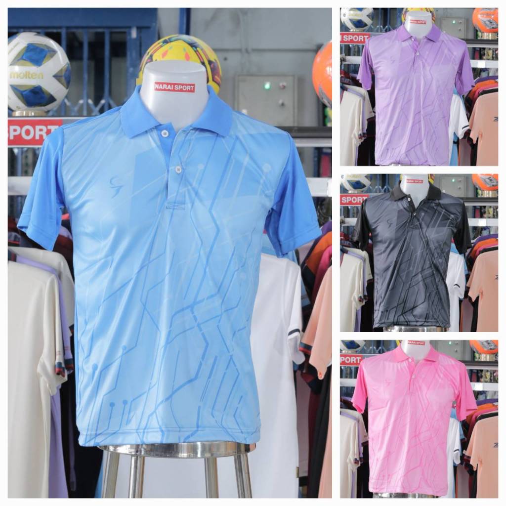 ***ของแท้ส่งไว** เสื้อคอปก เสื้อกีฬาชาย SA304 SPORT DAY ผ้าไมโครพิมพ์ ...