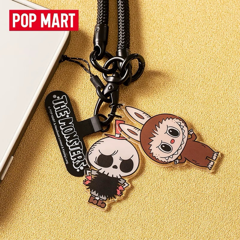 LABUBU travel gift box🌈 POPMART bubble matlabubu luggage tag keychain ...