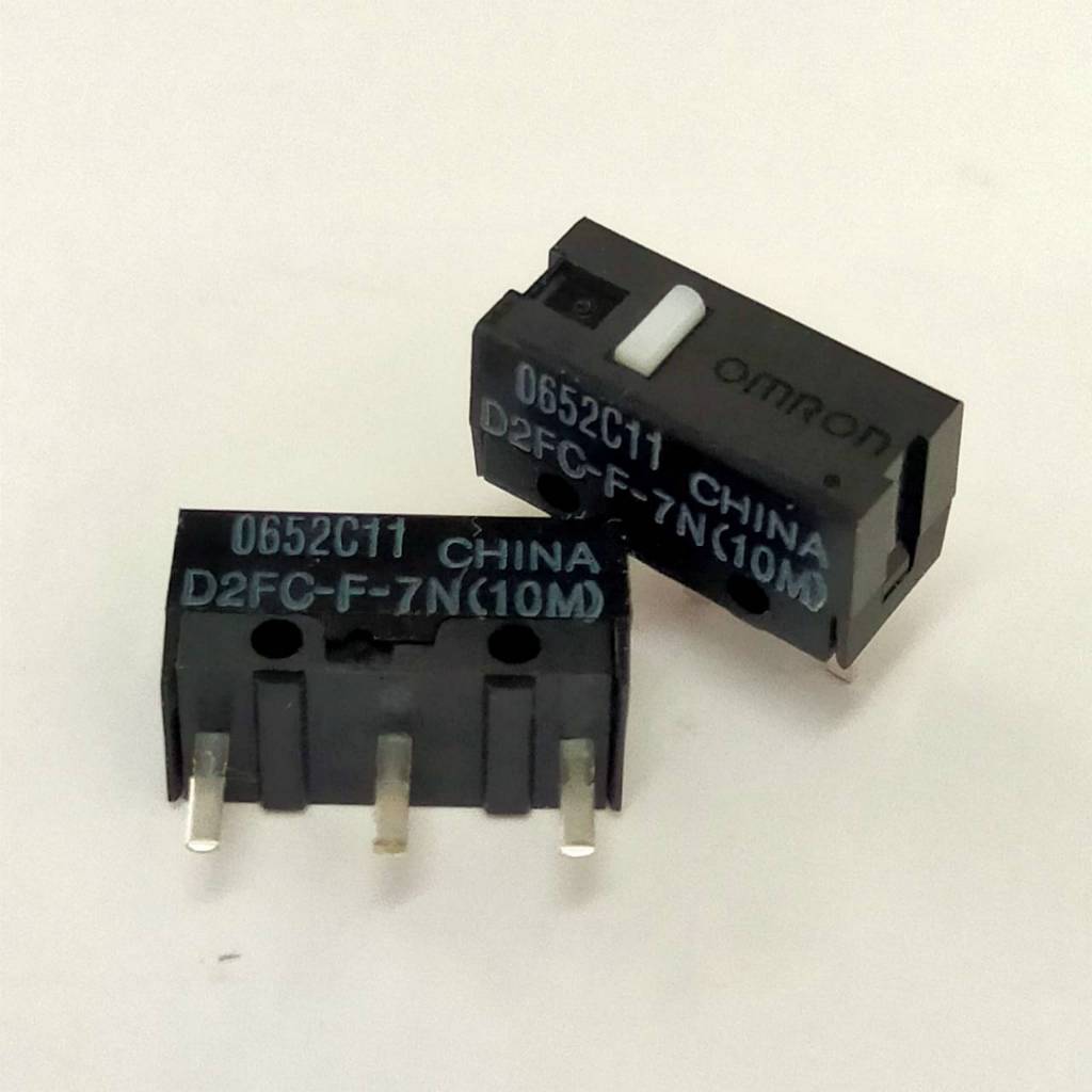 สวิทช์ D2FC-F-7N เมาส์ ไมโครสวิทช์ Mouse Micro Switch Ultra Sub Miniature Basic Switch #สวิทช์ ...