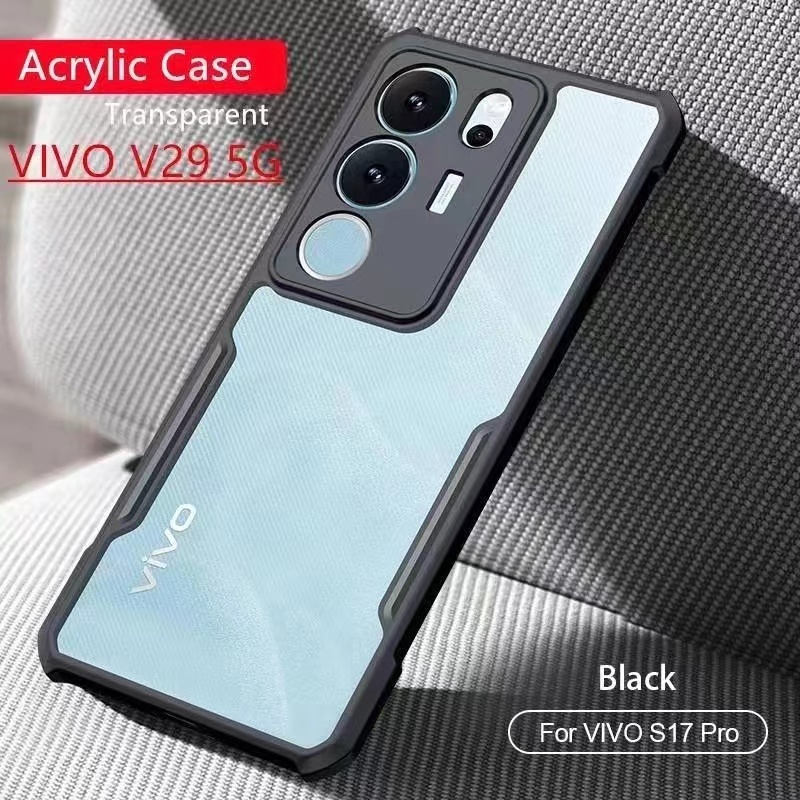CASE for Vivo V29 5G/V30/V30E/V30pro/V40/V40pro เคสกันกระแทก PC+TPU ขอบ ...