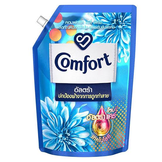 comfort Ultra Fabric Softener Blue 1250 ml. คอมฟอร์ท อัลตร้า น้ำยาปรับผ้านุ่ม สีฟ้า 1250 มล. ...