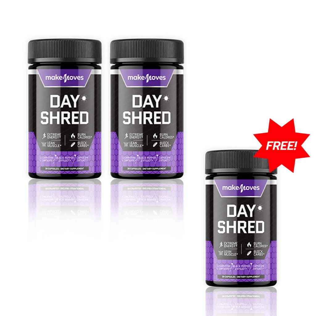 DAY SHRED MakeMoves เดย์ 2 แถม เดย์ 1 ตัวช่วยเผาผลาญ | Shopee Thailand
