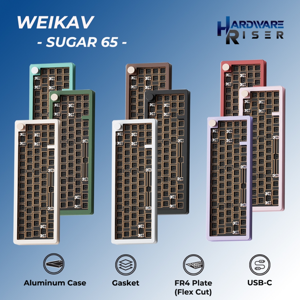 🔥 WEIKAV - SUGAR 65 / Aluminum Alloy Keyboard Kit (USB-C) | Shopee Thailand