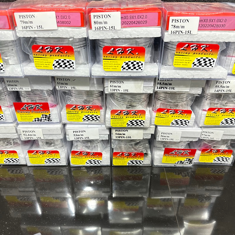 ลูกสูบLHK มีขนาด74-89มิล ชุดลูกแหวนLHK ลูกหัวนูน 74/75/76/78/79/80/81 ...