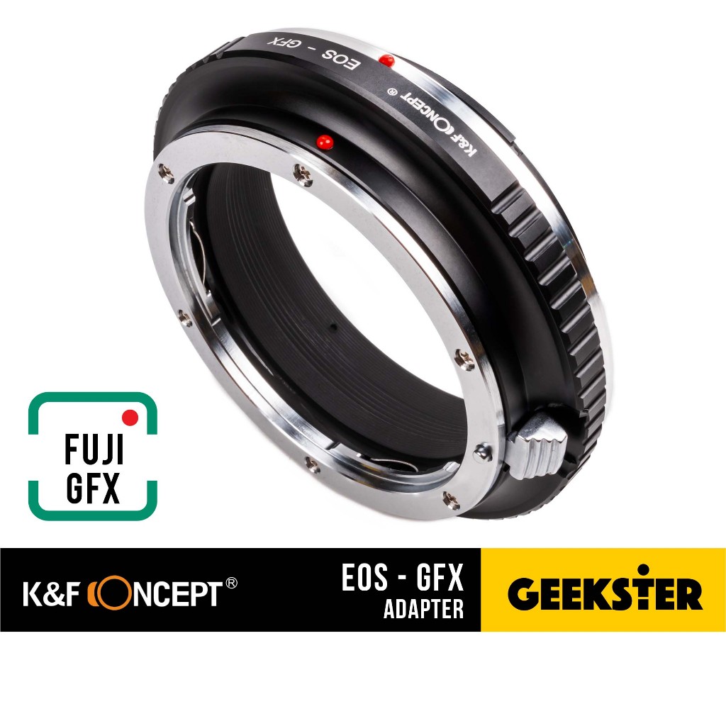 เมาท์แปลง K&F Canon EF - GFX Fuji ( EOS-GFX / EF / ฟูจิ G Mount Camera ...