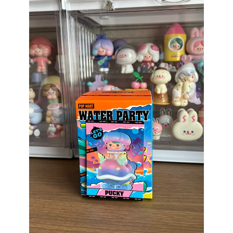 รวมกล่องสุ่ม Popmart Molly+ Water Party (แบบเปิดกล่องเช็ดการ์ด ...