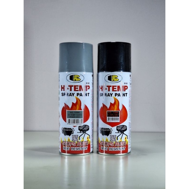 Bosny สีสเปรย์ทนความร้อน"บอสนี่ Hi-Temp spray paint 1,200F°(650c°) ราคาสินค้าต่อ 1 กป. | Shopee ...