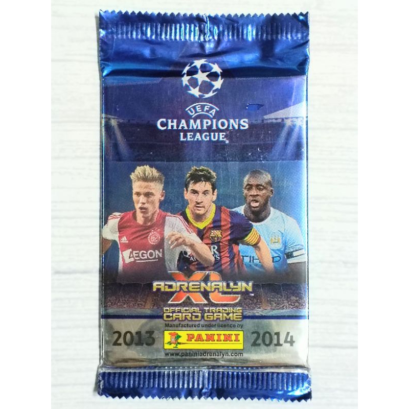 (Sealed Pack) ซองสุ่มการ์ดฟุตบอล PANINI ADRENALYN XL 2013/14 UEFA CHAMPIONS LEAGUE TRADING CARD ...
