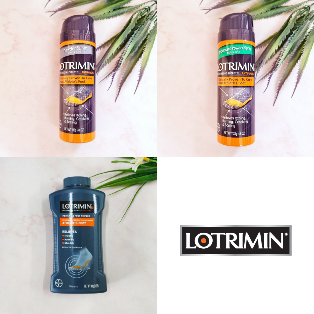 [Lotrimin®] Antifungal Foot Powder or Spray สเปรย์แป้ง ระงับกลิ่นเท้า ...