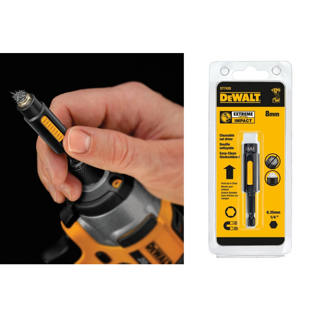 DEWALT รุ่น DT7430-QZ ก้านขันบล็อค 8มม. DT7440 ขนาด 10มม. Cleanable ...