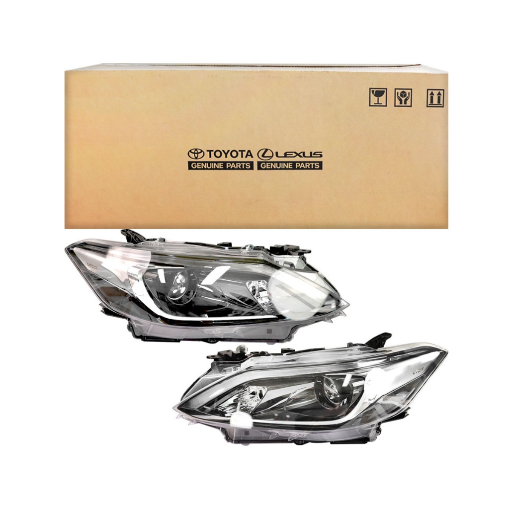 ไฟหน้า TOYOTA VIOS ปี 2017 แท้ห้าง ขวา/ซ้าย PROJECTOR ไม่มีหลอด (81130 ...