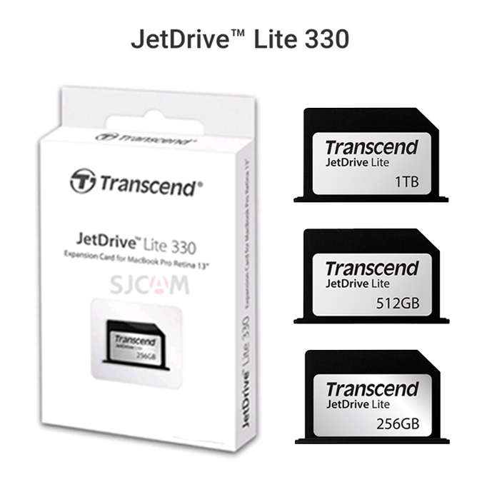 Transcend JetDrive Lite 330 : Expansion Cards for Mac 256GB 512GB 1TB ...
