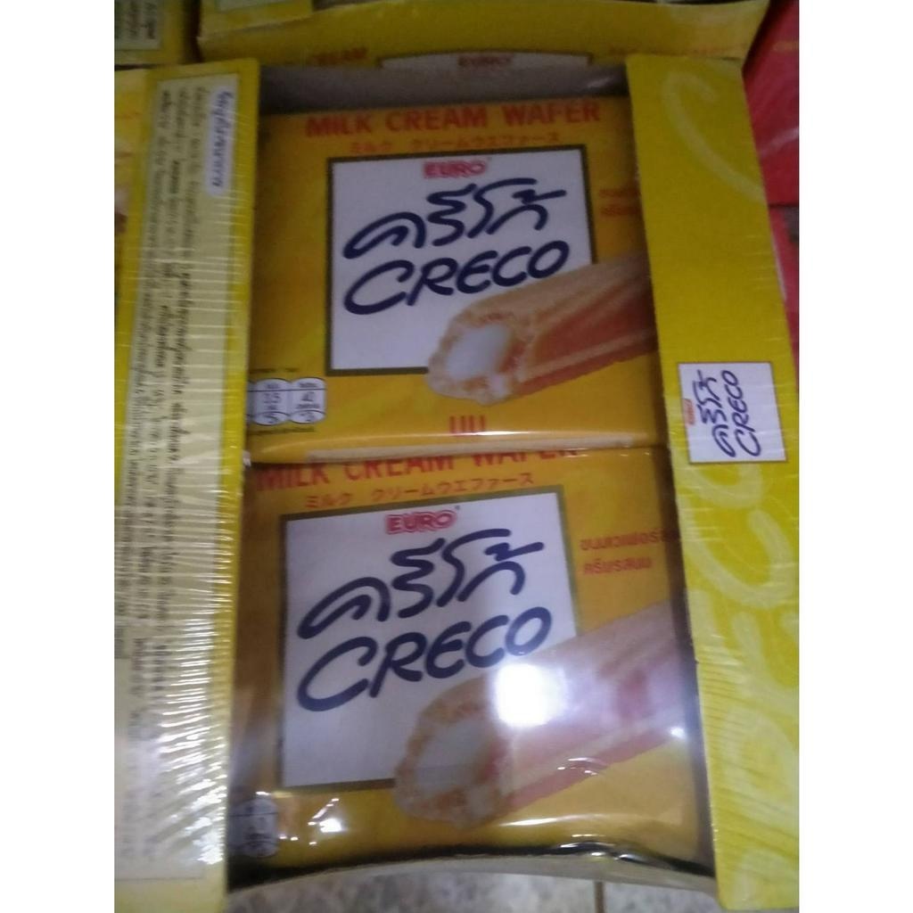 ศรีโก้ CRECO เวเฟอร์สอดไส้ครีม 12 ซอง ยกกล่อง | Shopee Thailand