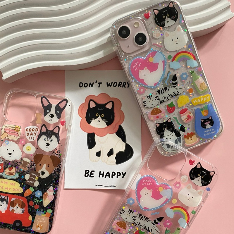 เคส ลายน้องแมวเหมียว 🌈🐾🫶🏻💖 (เฉพาะเคสไม่รวม Griptox) | Shopee Thailand