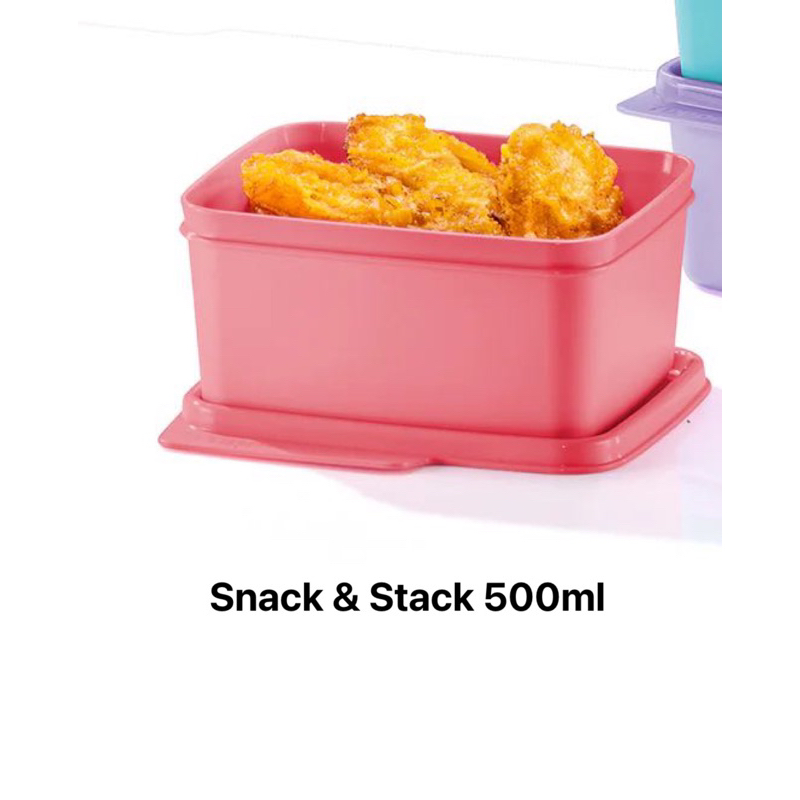 Tupperware Snack & Stack 500ml 1ใบ เลือกสีได้ | Shopee Thailand