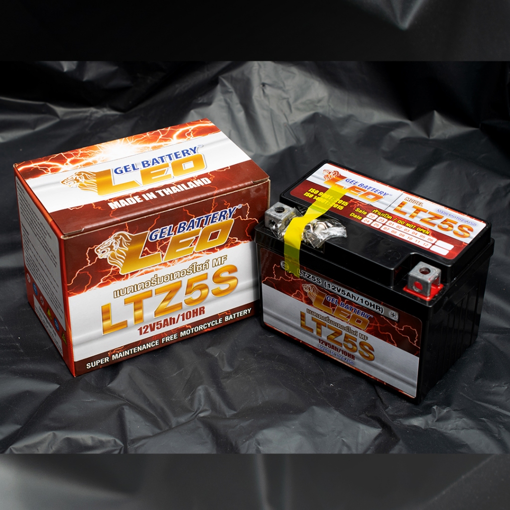 แบตเตอรี่ลีโอ LEO LTZ5S 12v5ah Wave 100 110 110i Wave 125 125i Click110 ...