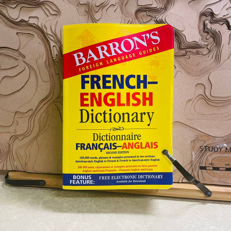 ค055 BARRON'S FOREIGN LANGUAGE GUIDES FRENCH- ENGLISH Dictionary FRENCH ...