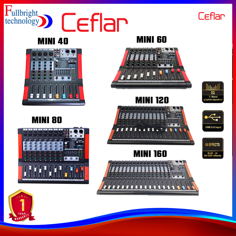 มิกเซอร์ CEFLAR MINI 40,60,80,120,160 ประกันศูนย์ 1 ปี | Shopee Thailand