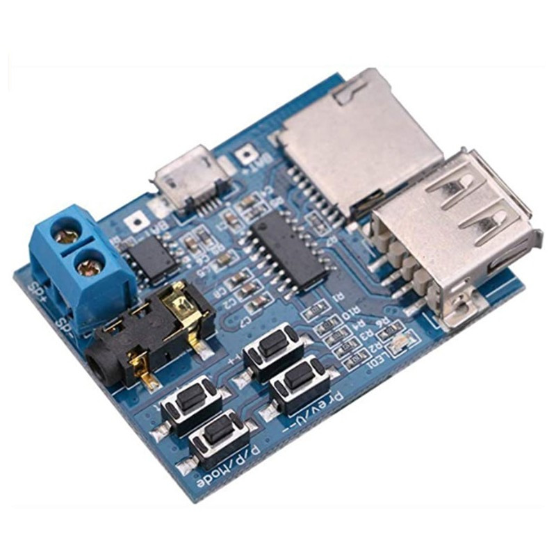 TF Card U Disk MP3 Format Decoder Board Audio Decoding Module With ...