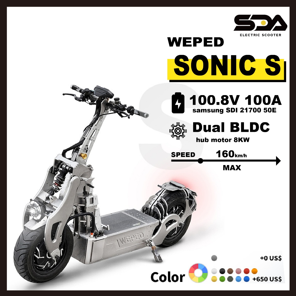 WEPED SONIC S DUAL E-SCOOTER | Shopee Thailand