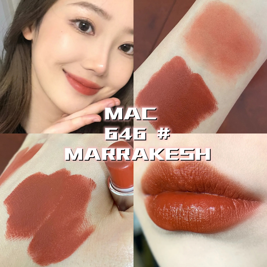 ลิปสติกM.A.C Powder Kiss Lipstick ลิปสติกแม คลิปmac Matte#314#316#923 พร้อมกล่องและถุงแบรนด์ แถม ...