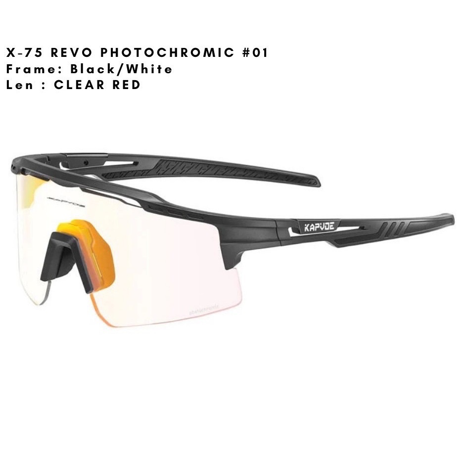 แว่นตากันแดดจักรยาน Kapvoe X-75 Revo-Photochromic | Shopee Thailand
