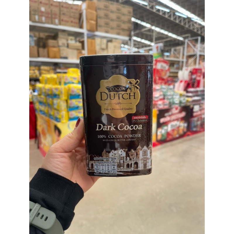 Cocoa Dutch โกโก้ดัทช์ โกโก้ผง สีเข้ม ขนาด 380 กรัม | Shopee Thailand