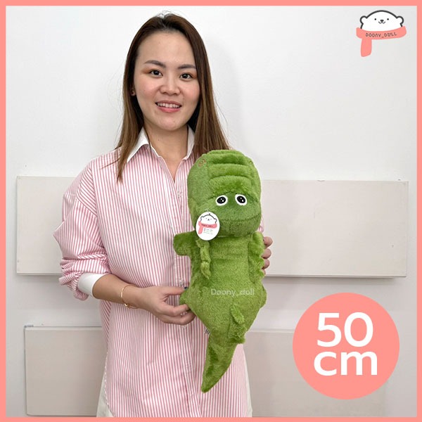 ตุ๊กตาจรเข้ 50/75/150cm ตุ๊กตาจรเข้ยักษ์ สีเขียว ตัวใหญ่ ขนนุ่ม ตัวนิ่ม น่ารักสุดๆค่า | Shopee ...