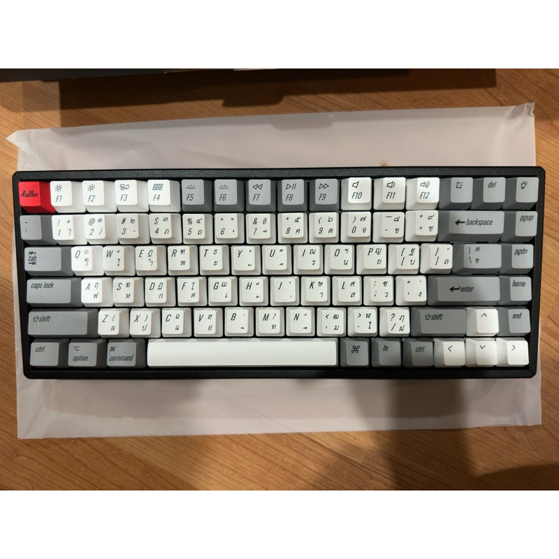 Keychron K2 Pro barebone ใส่ Blue switch Geteron Pro 2.0 และคีย์แคป ...